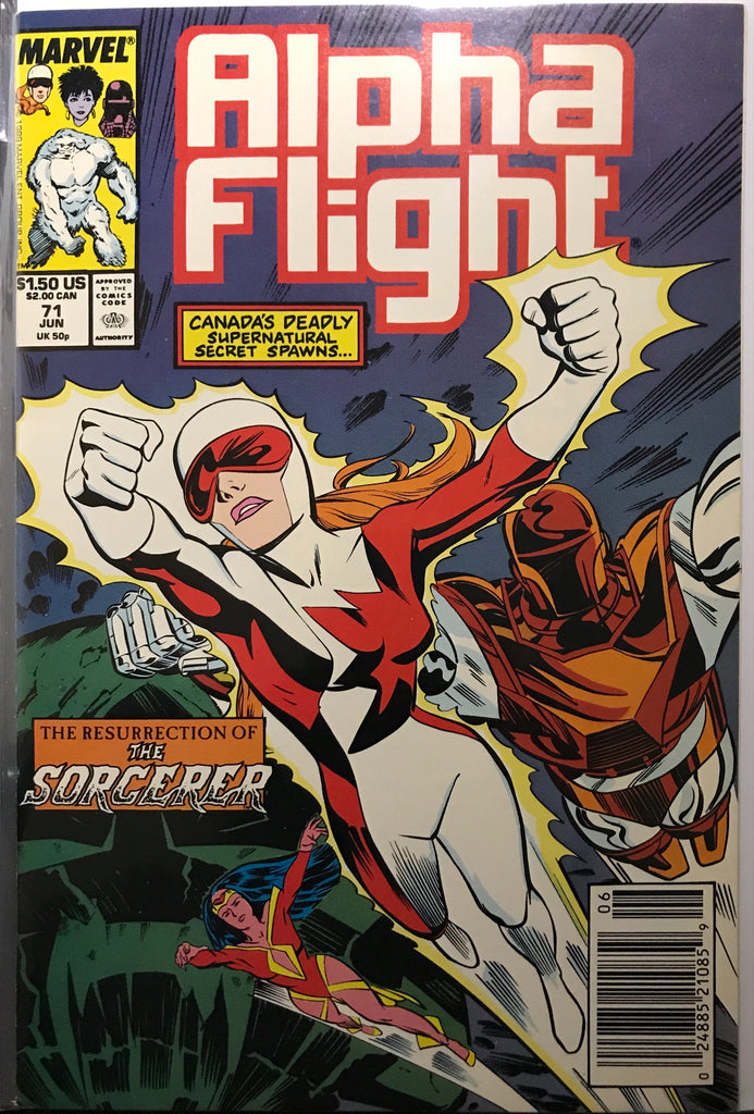 Alpha Flight # 71 Newsstand NM- (9.2) — Bedo's Collectibles