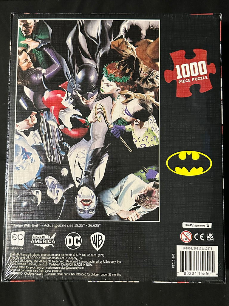 Alex Ross Batman "Tango With Evil" 1000-Piece Jigsaw Puzzle — Bedo's ...