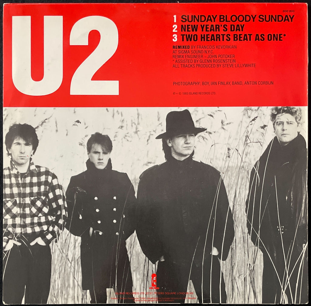 U2: Sunday Bloody Sunday Maxi-Single (First Pressing - German Market ...