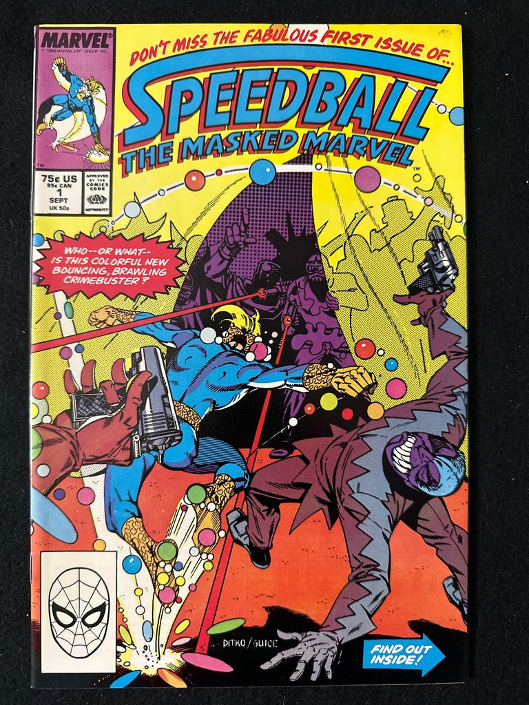 Speedball #1 (Marvel, 1988) VF/NM (9.0) — Bedo's Collectibles