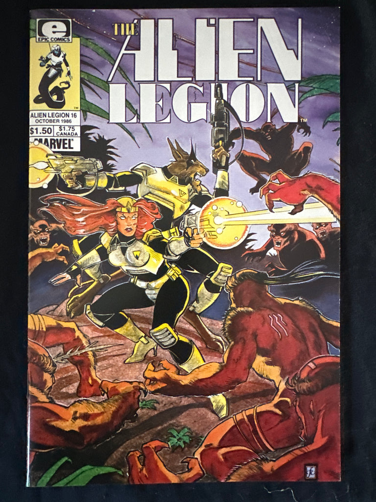 Alien Legion #16 (Marvel, 1986) NM/MT (9.8) — Bedo's Collectibles