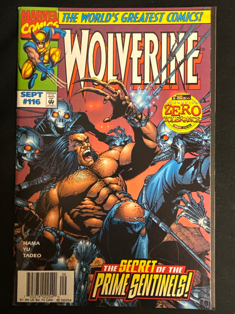 Wolverine #116 (Marvel, 1997) VF (8.0) Newsstand — Bedo's Collectibles