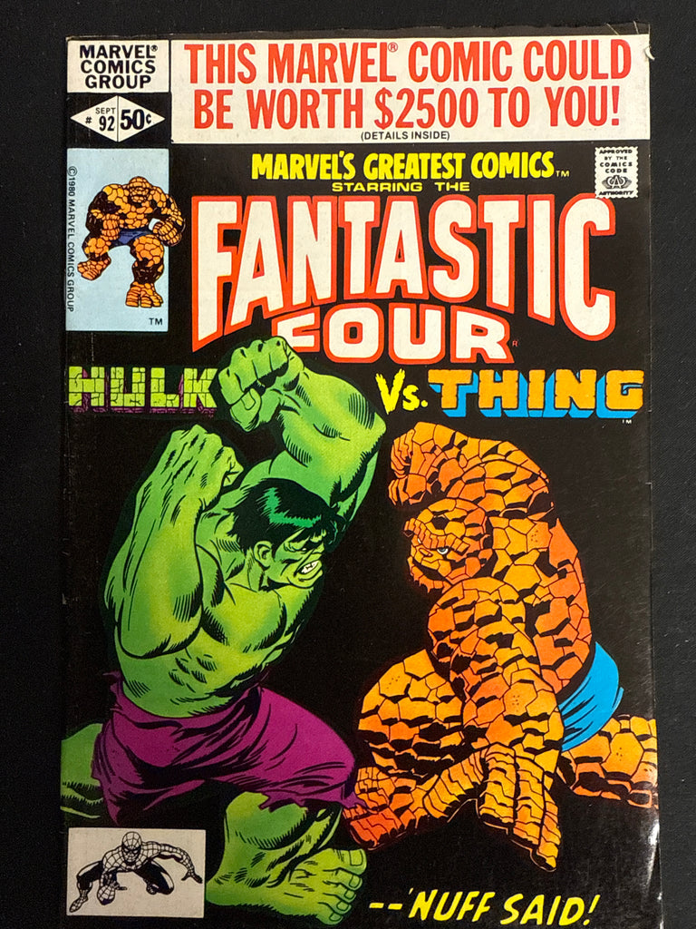 Marvel's Greatest Comics #92 (Marvel, 1980) FN+ (6.5) — Bedo's Collectibles