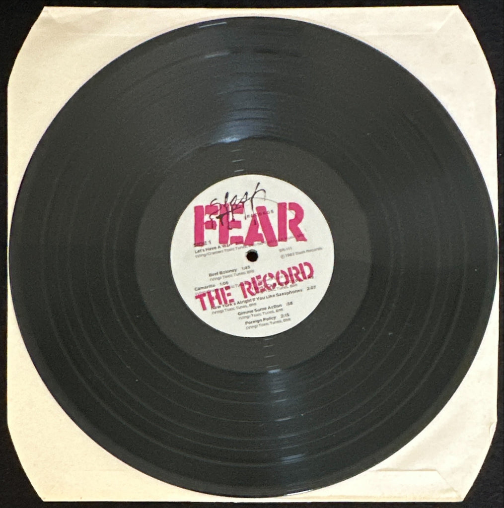 FEAR The Record (First Pressing) — Bedo's Collectibles