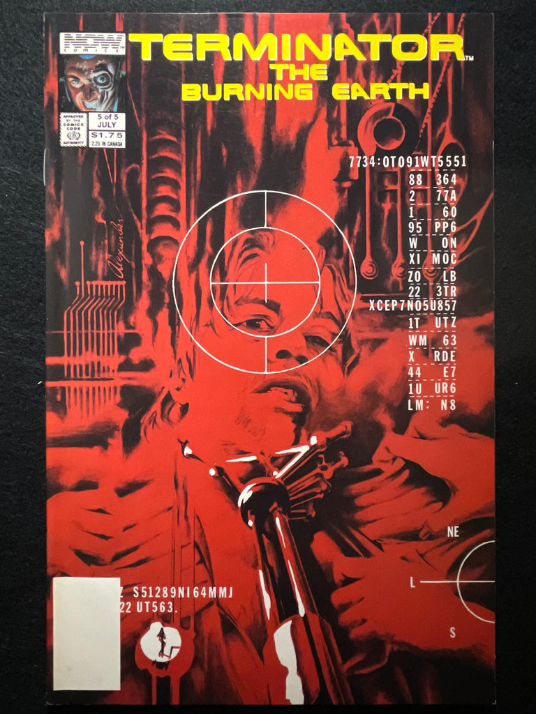 The Terminator: The Burning Earth #5 (Now, 1990) VF/NM (9.0) — Bedo's ...