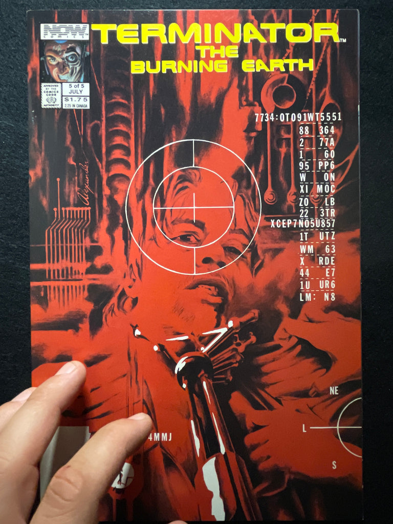 The Terminator: The Burning Earth #5 (Now, 1990) NM (9.4) — Bedo's ...