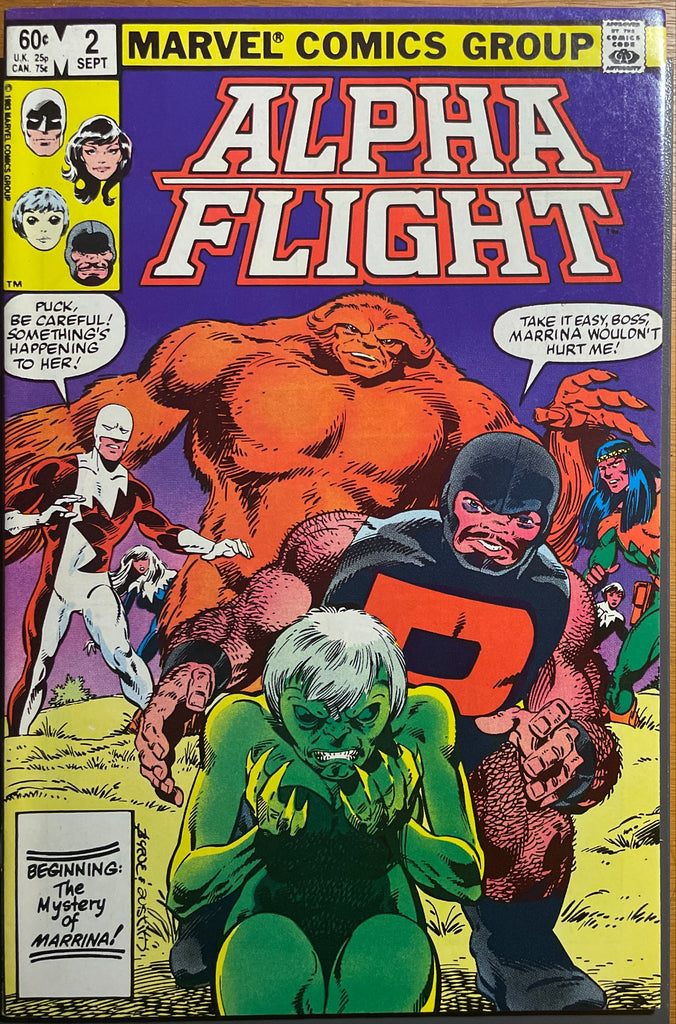 Alpha Flight #2 (Marvel, 1983) FN/VF (7.0) — Bedo's Collectibles