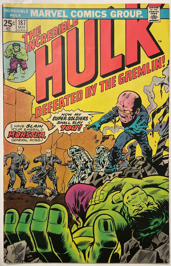 The Incredible Hulk #187 (Marvel, 1975) FN- (5.5) — Bedo's Collectibles