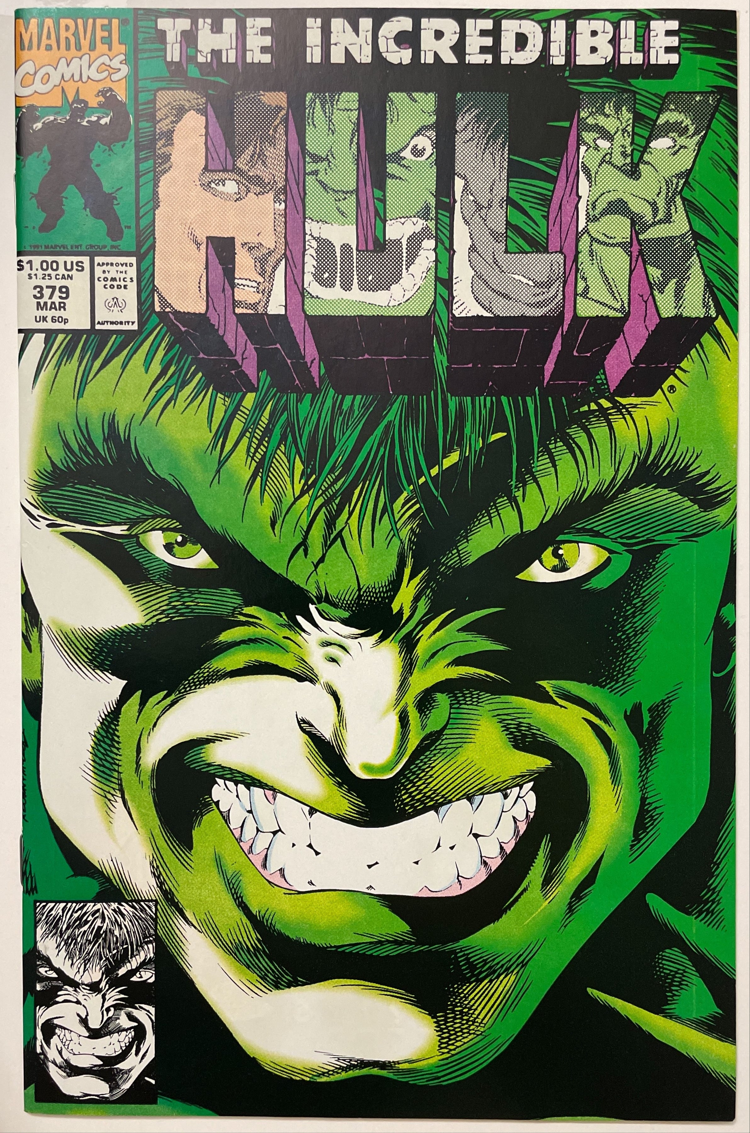 The Incredible Hulk #379 (Marvel, 1991) NM (9.4) 1st Ajax & Delphi ...