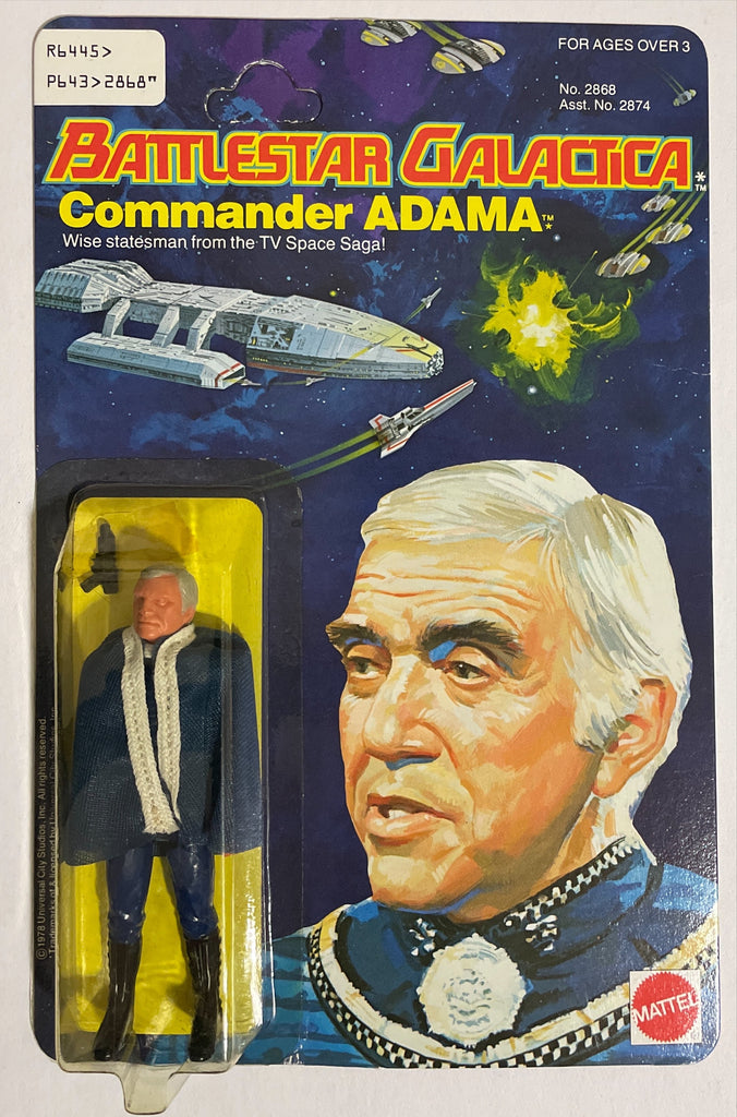 Mattel Battlestar Galactica Commander Adama (1978) Unpunched — Bedo's ...