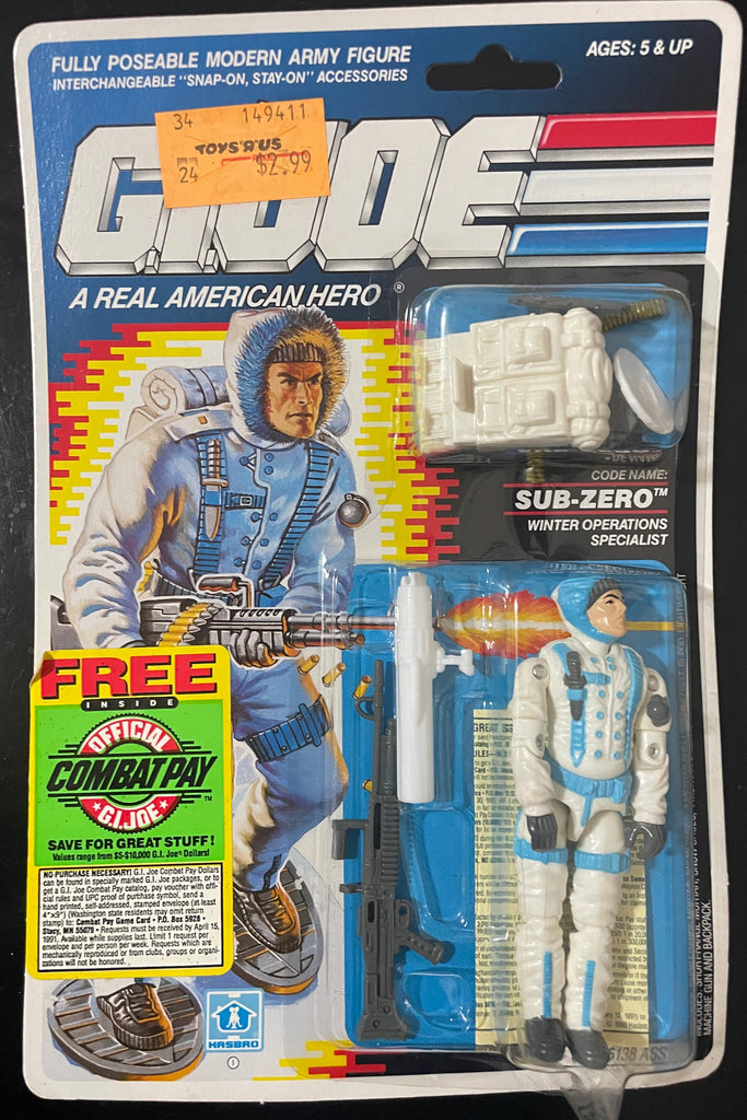 Hasbro G.I. Joe Sub-Zero Series 8 (1989) — Bedo's Collectibles
