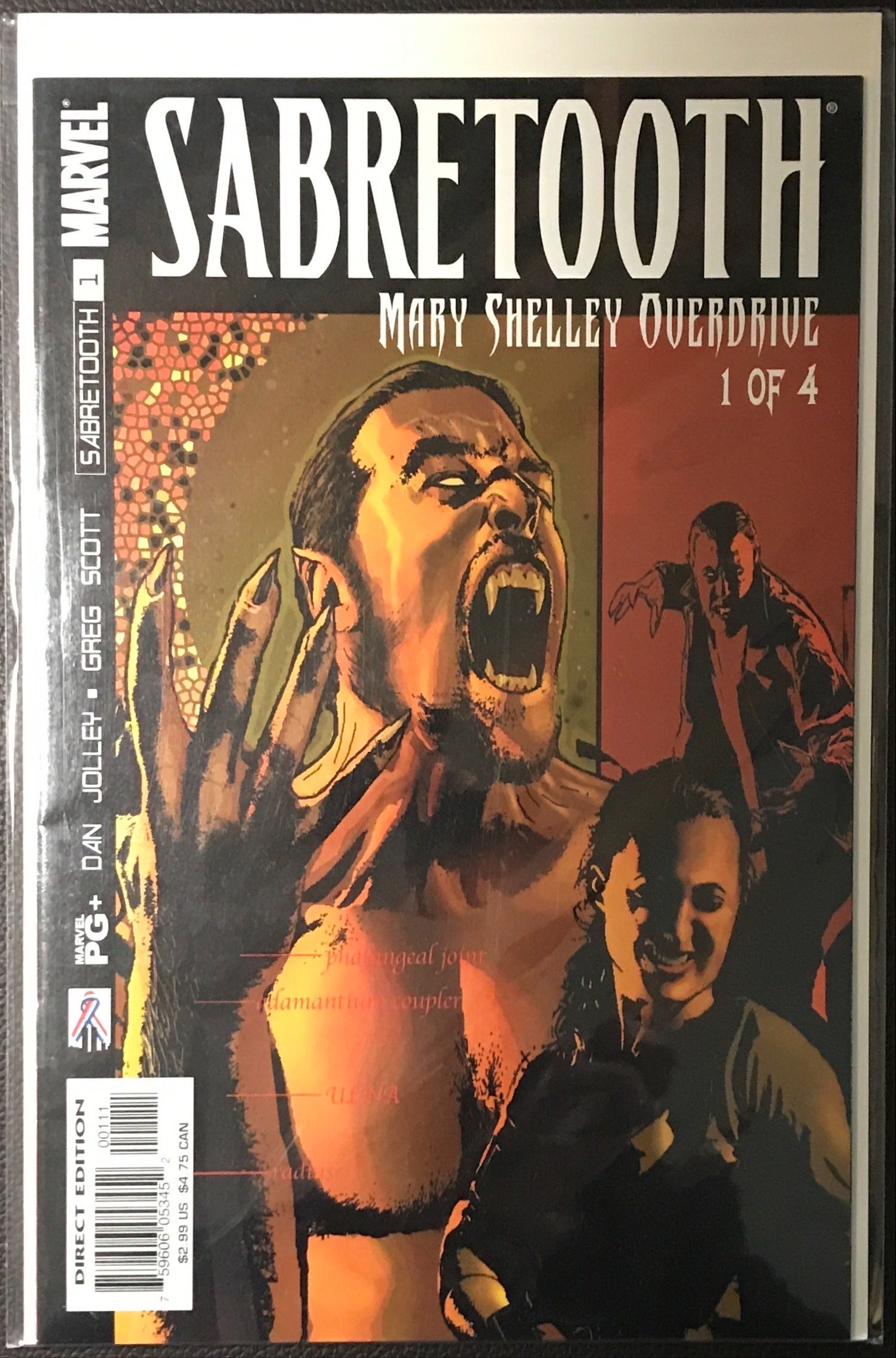 Sabertooth: Mary Shelley Overdrive #1-4 (Marvel) NM (9.4) — Bedo's ...
