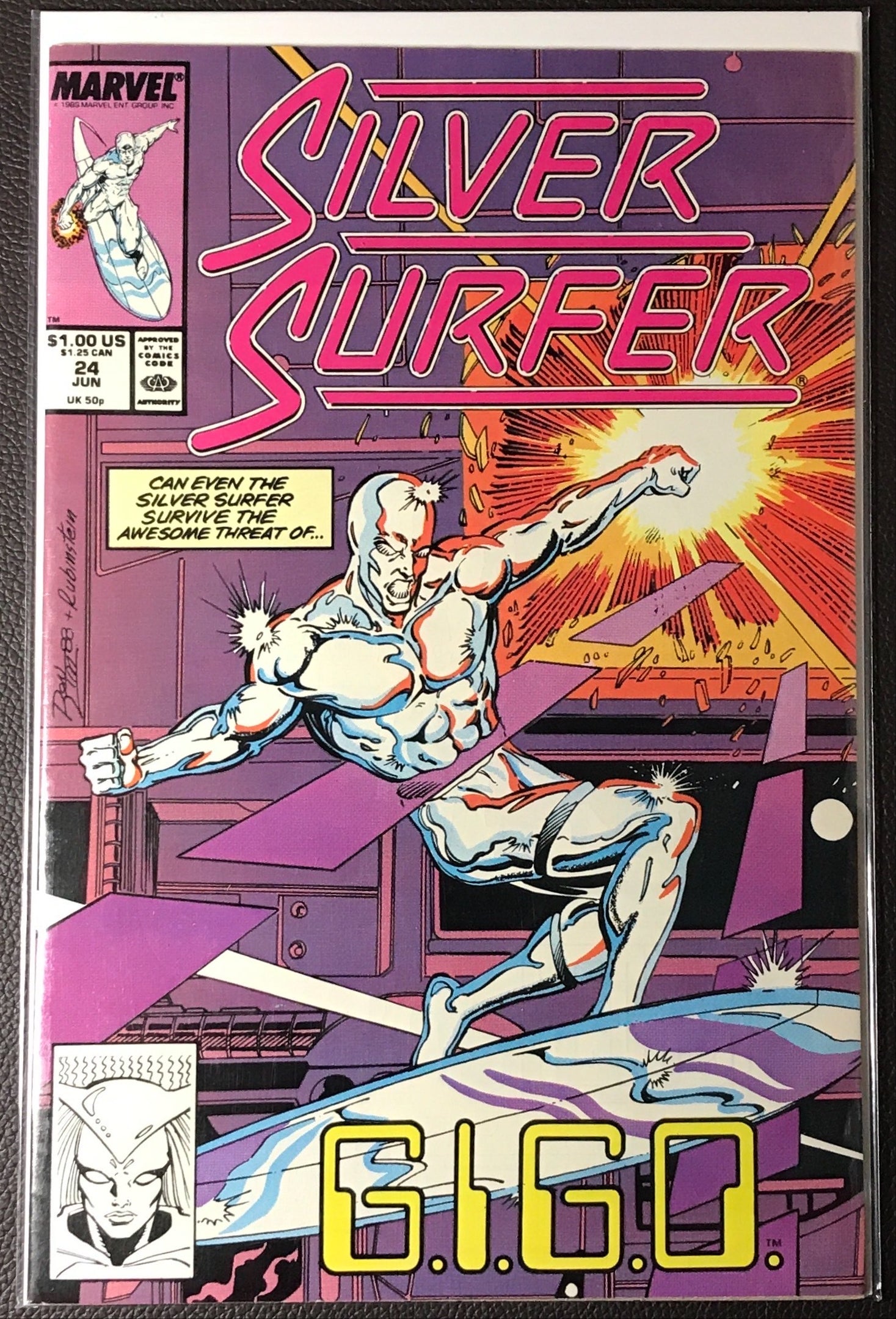 Silver Surfer #24 (Marvel) NM (9.4) — Bedo's Collectibles