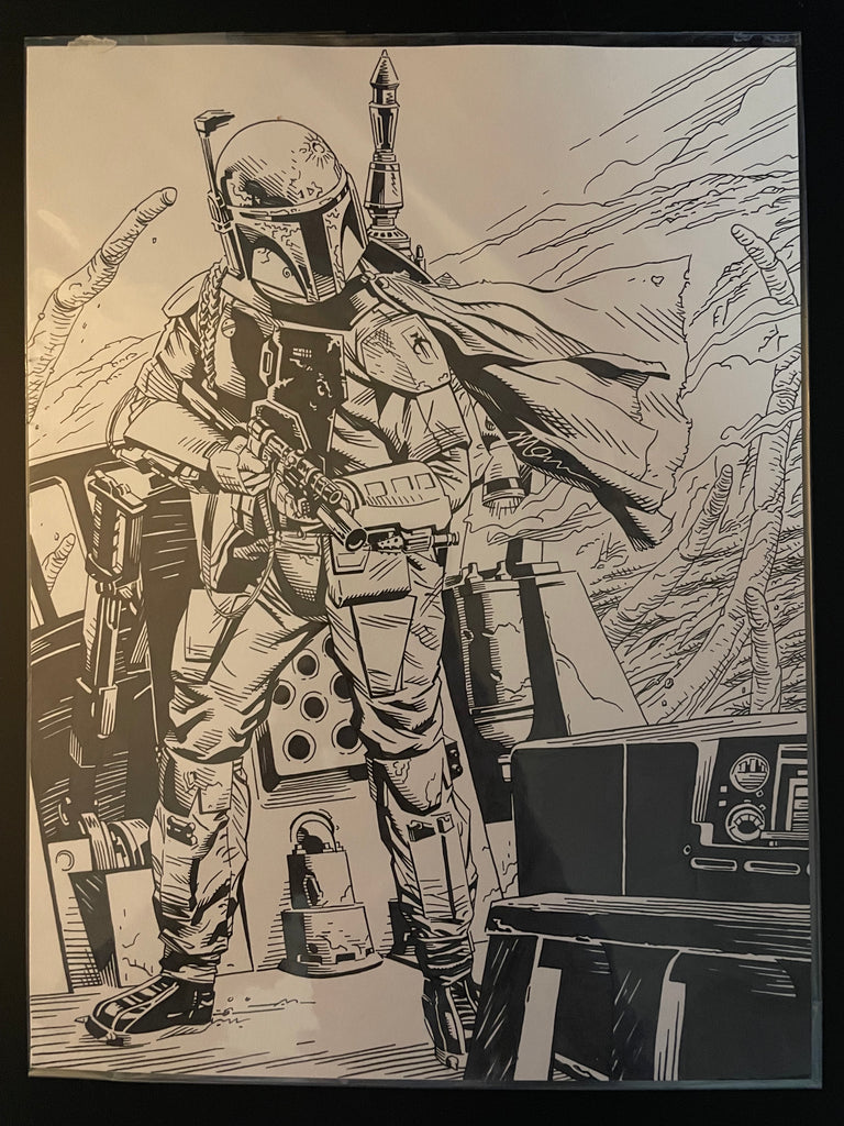 Michael Golden Boba Fett Commission Piece (2016) — Bedo's Collectibles